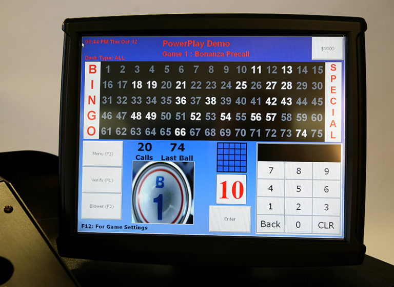 Power Play Belair Console | Frank Moran and Sons Bingo Supplies & Equipment