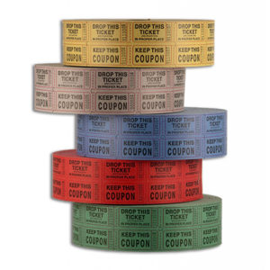 Raffle Tickets | Frank Moran and Sons Bingo Supplies & Equipment